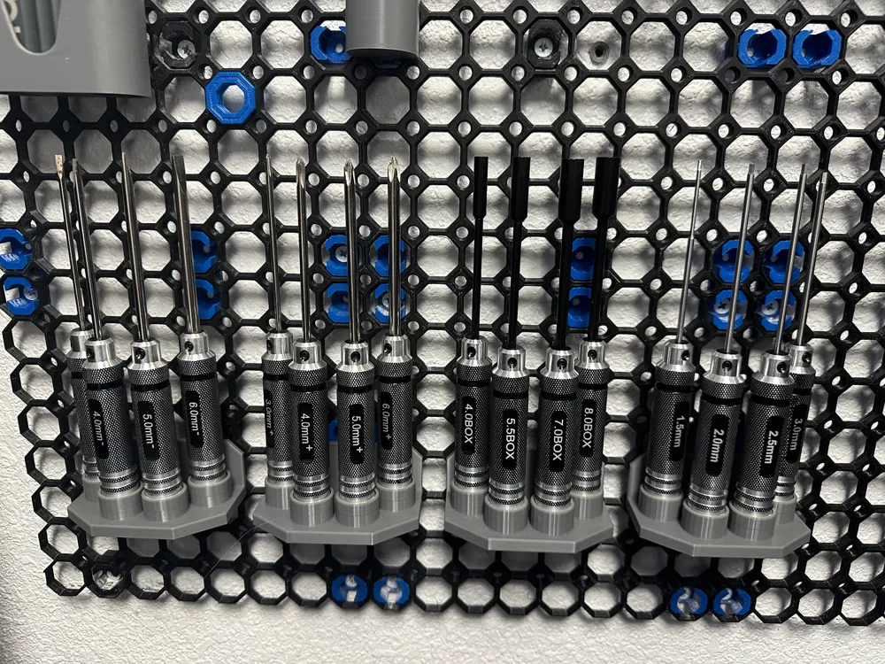 Multiboard - RC Hex Driver Set Holder Remixed by Bros3DPrints - MakerWorld