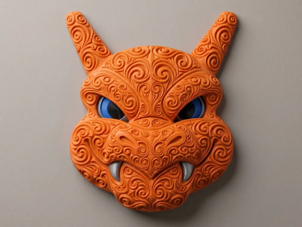 Charizard - Wall Art - Pokémon Fan Art - Free 3D Print Model - MakerWorld