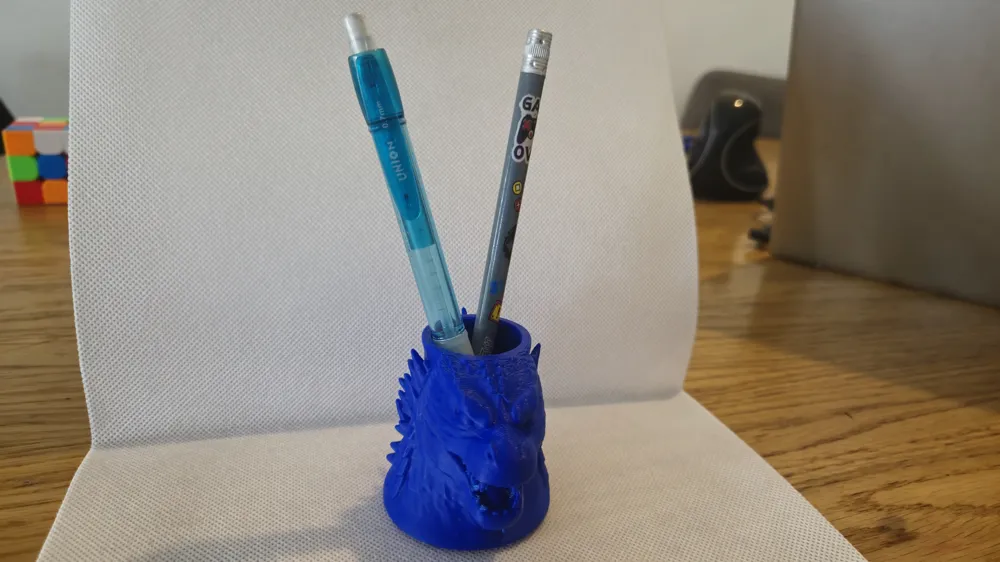 Godzilla Pen / Pencil Holder by MakerAlchemy MakerWorld: Download Free ...
