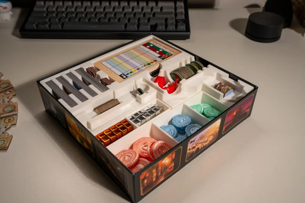 7 Wonder Duel Board Game Insert +Agora & Pantheon - Free 3D Print Model ...