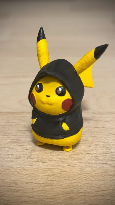 Hooded Pikachu by BFr34k - MakerWorld