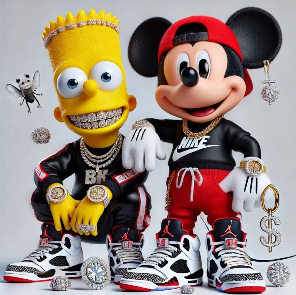 Bart And Mickey by GrumyGramps MakerWorld: Download Free 3D Models