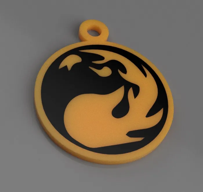 keychain Mountain mana - Magic The Gathering Theme by Alexandre Paixao ...