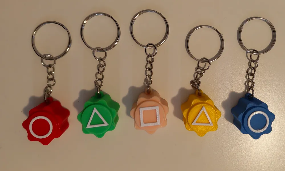 Gonggi Squid Game 2 Keychain by Astro MakerWorld: Download Free 3D Models