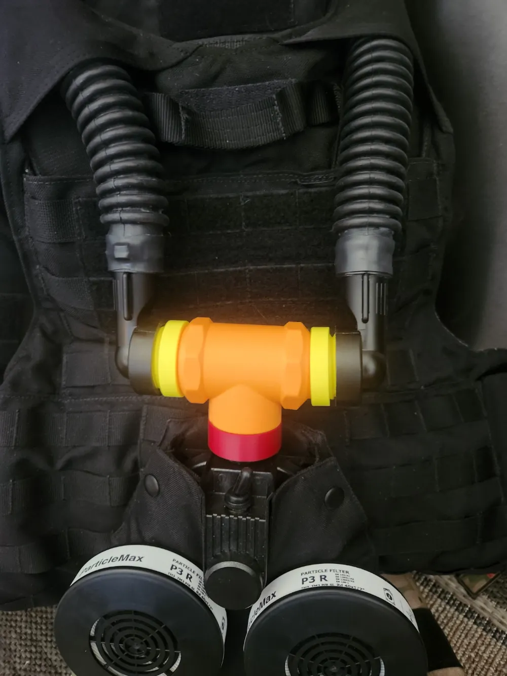 Push-Fit Connectors for 40MM NATO Gas Mask/Tubes by Zeik Tuvai - MakerWorld