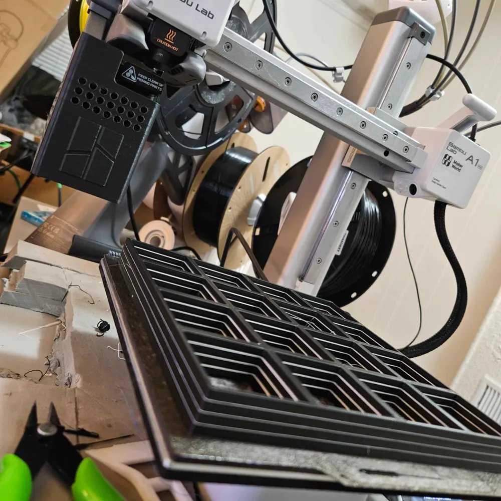 4x4 Gridfinity Superlight Baseplate Stack A1 Mini Remixed by Connor ...