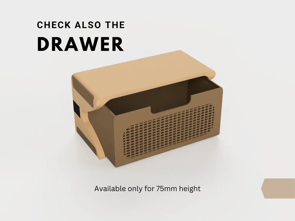 Tabletop Modular Shelf Rack by Michele MakerWorld: Download Free 3D Models