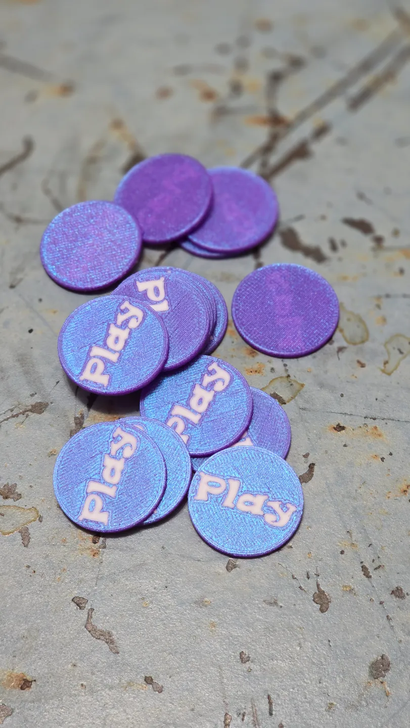 Claw Machine Tokens Coins (Large 25 mm) by 3DMagpie - MakerWorld