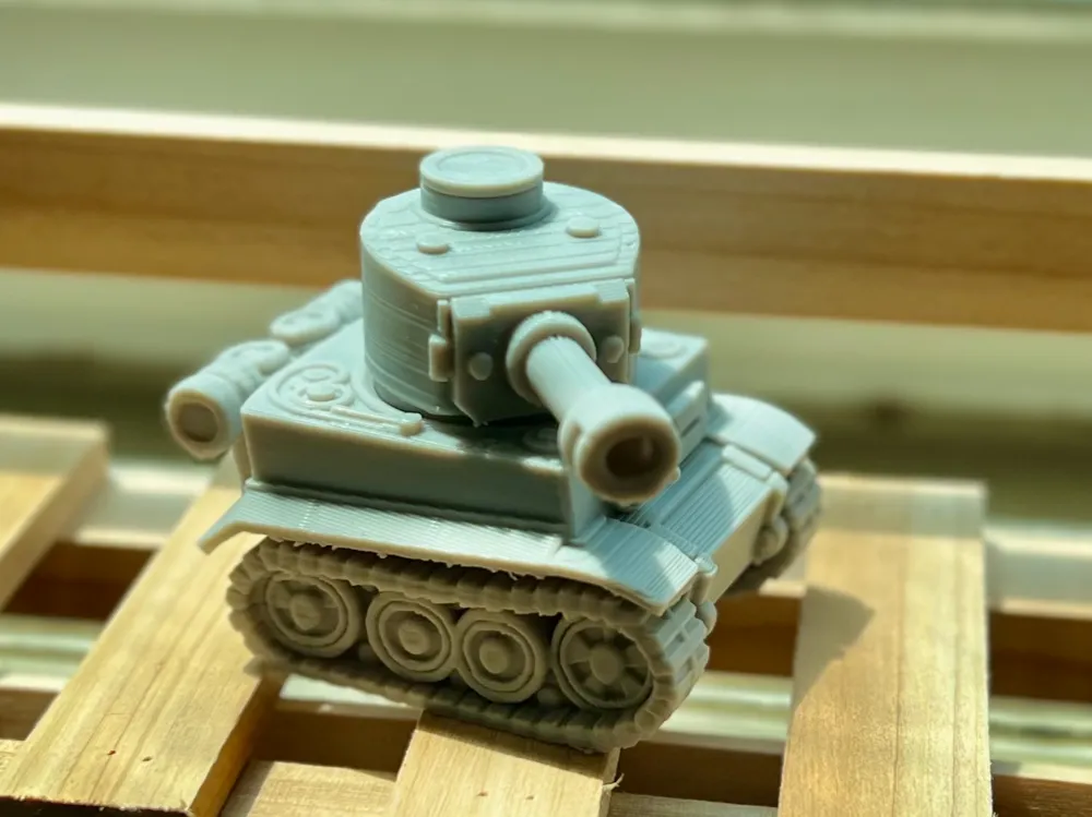 Cute Tiger I Tank by D-studio MakerWorld: Download Free 3D Models