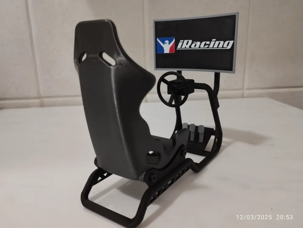 display bunner for sim racing desk cockpit by SimoneMakerWorld ...