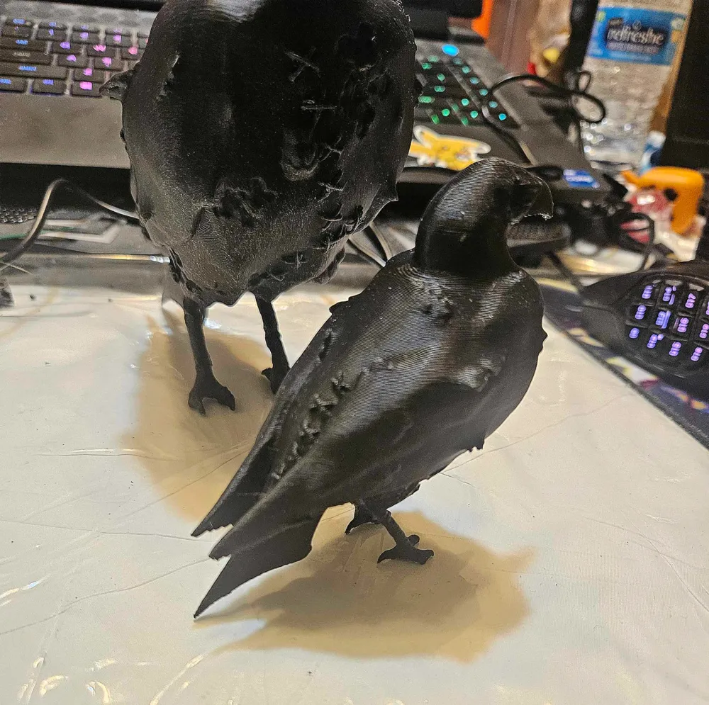 Undead Crow/Raven by Art by Cody MakerWorld: Download Free 3D Models
