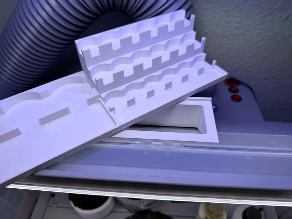 Modular shelf for airbrushing mini booth - Free 3D Print Model - MakerWorld