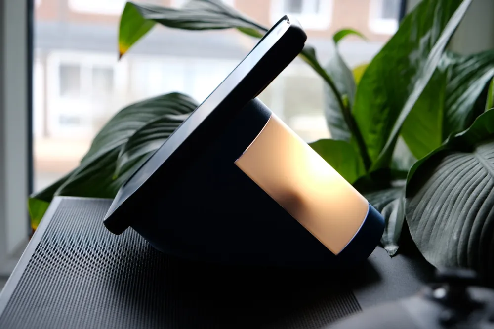 Mobile Phone Stand with Charger and RGB lamp by Abstractia Design ...
