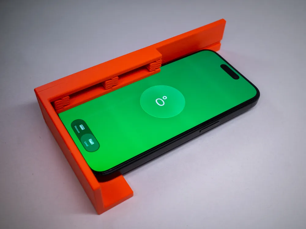 iPhone level - Leveling tool - Angle Measure - Free 3D Print Model ...