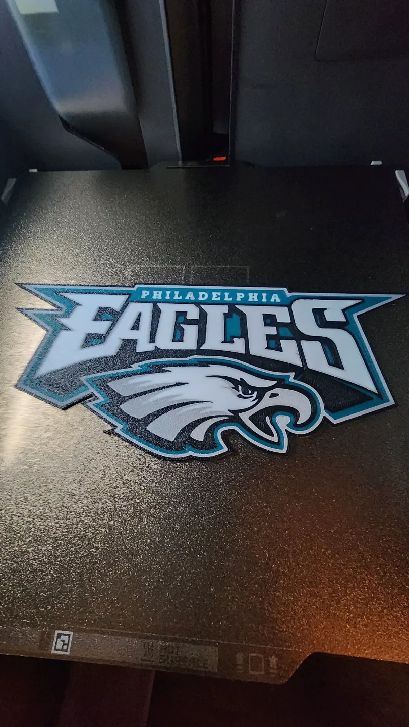 Philadelphia Eagles Wall Art - 4 Colors by Mech3D - MakerWorld