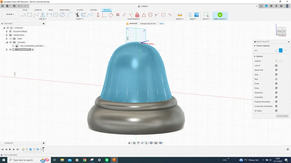 Simple Fusion 360 Hollow Bell by kevr102 - MakerWorld