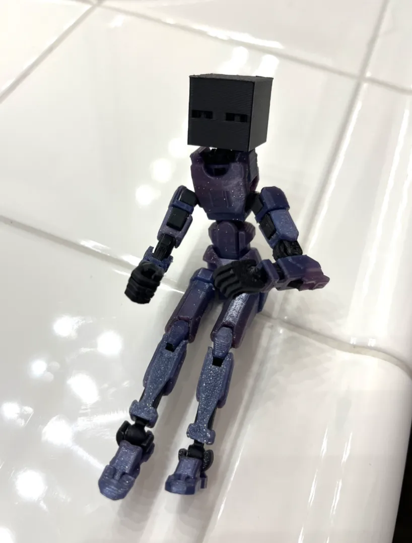 Dummy 13 Minecraft Enderman Head Remixed by Frembo MakerWorld: Download ...