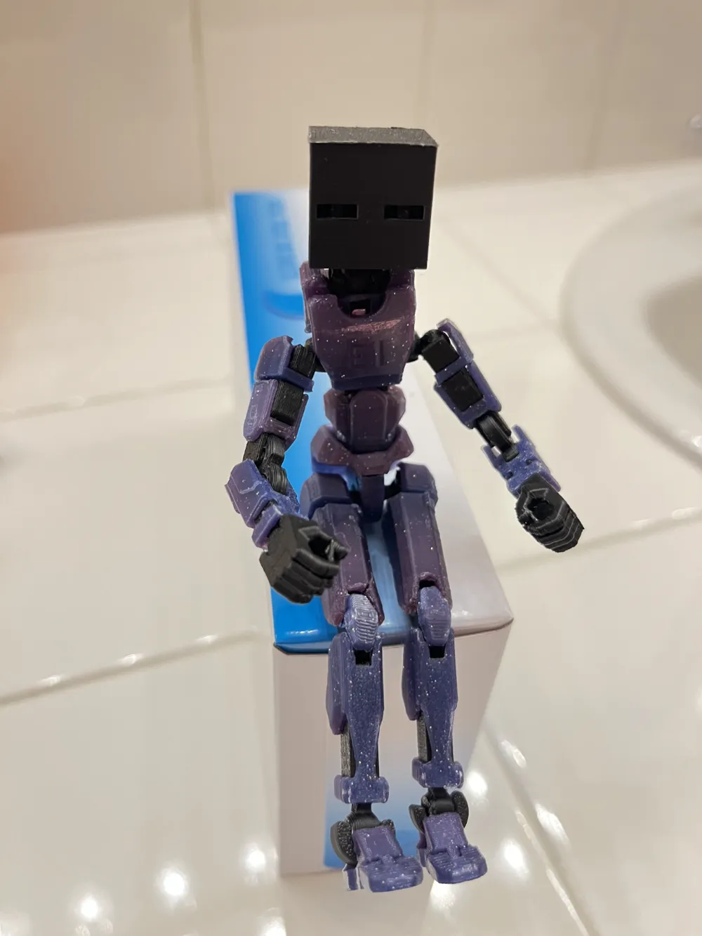 Dummy 13 Minecraft Enderman Head - Free 3D Print Model - MakerWorld
