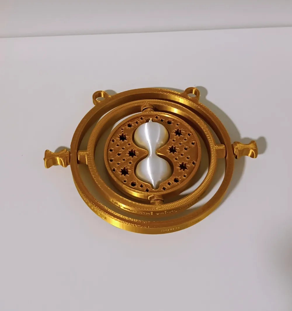 Harry Potter Time Turner with rounded hourglass - Free 3D Print Model ...