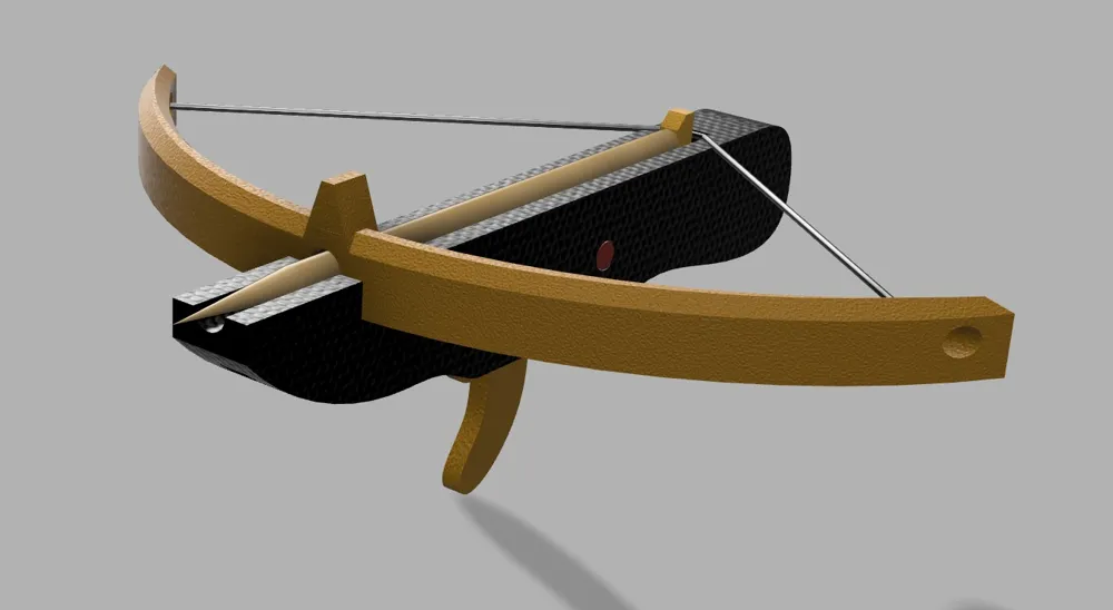 Tiny Toothpick Crossbow by ristlin MakerWorld: Download Free 3D Models
