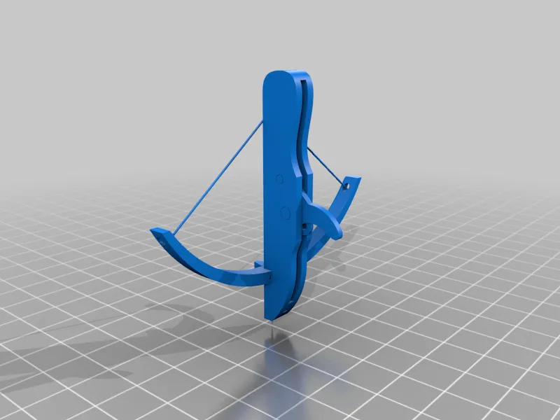 Tiny Toothpick Crossbow by ristlin MakerWorld: Download Free 3D Models
