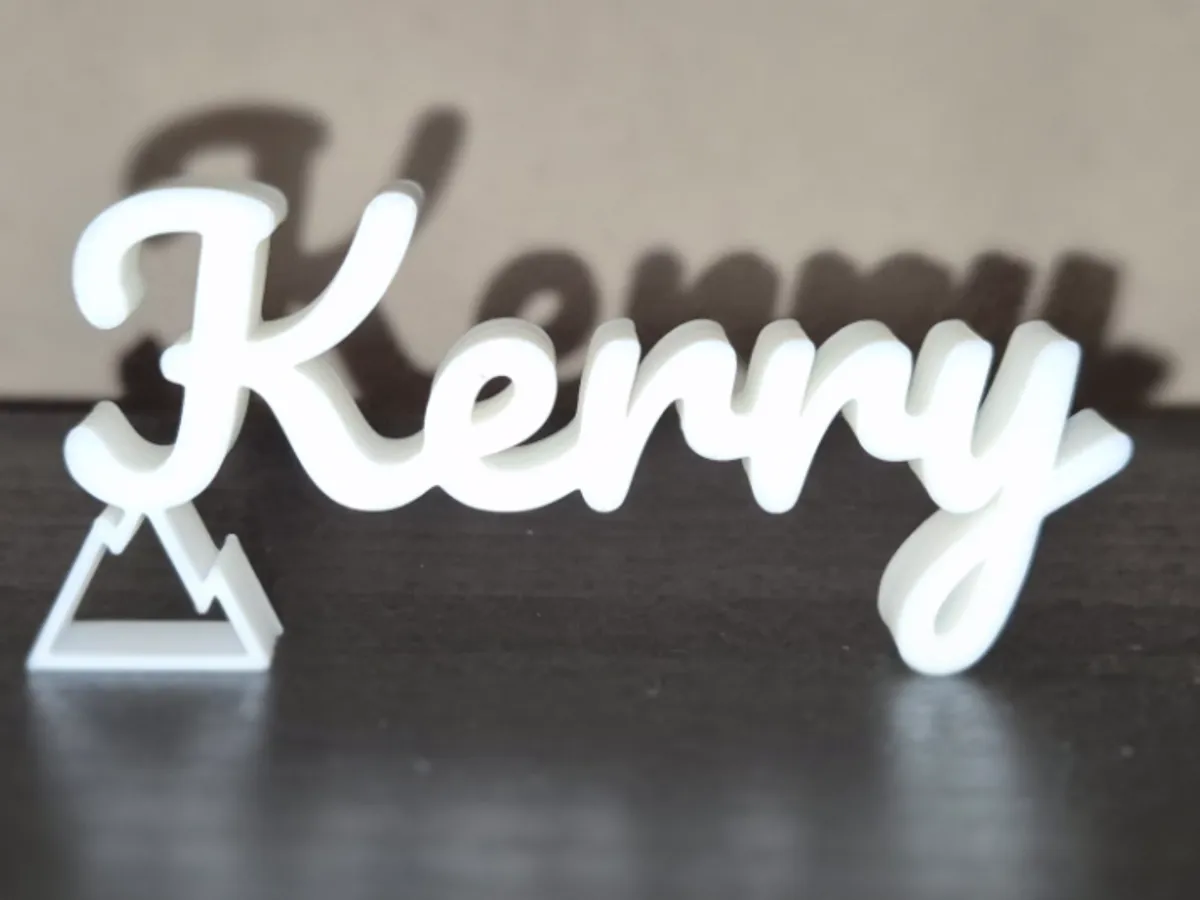 Kerry Name Sign Display Decor - Free 3D Print Model - MakerWorld