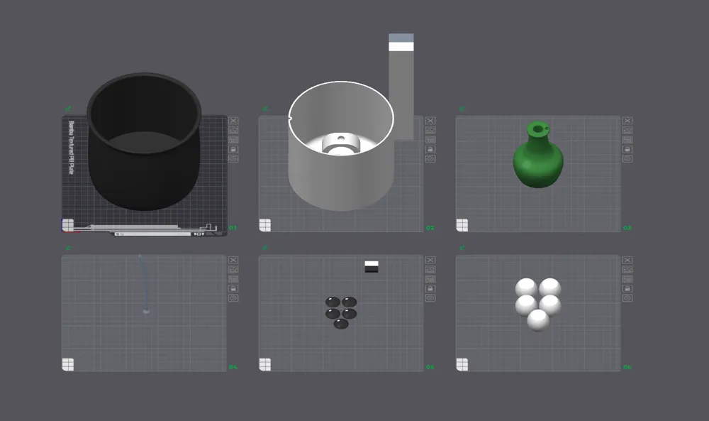 漂浮烧瓶坩埚幻象装饰品 来自 avaloonunder MakerWorld：免费下载 3D 模型