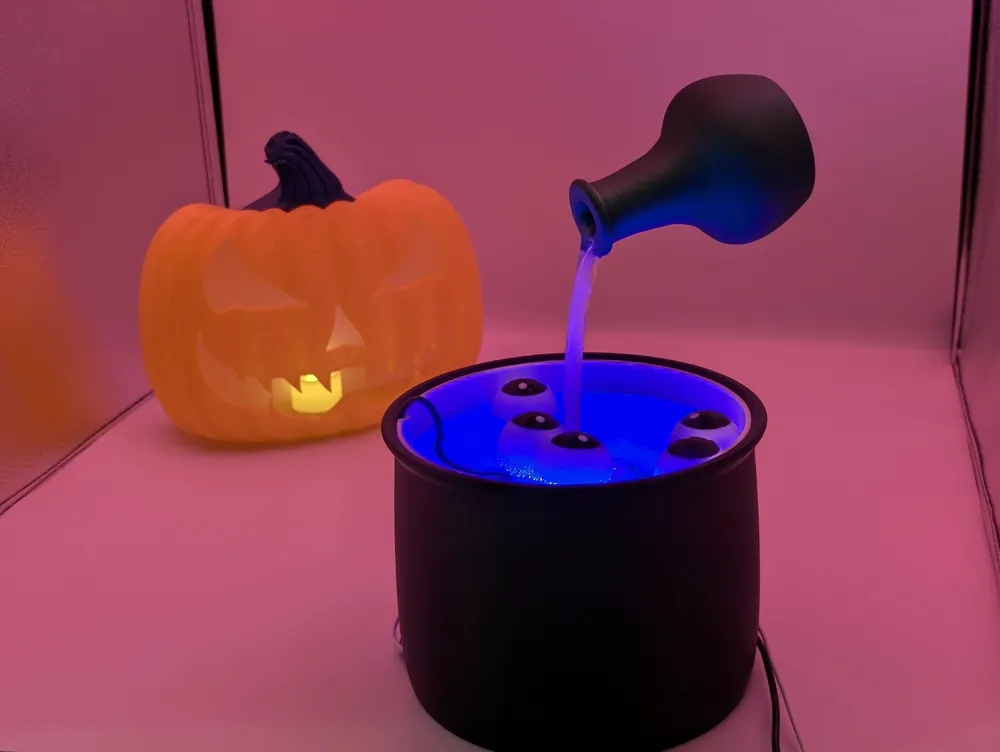 Floating Cauldron illusion decor by avaloonunder MakerWorld: Download Free 3D Models