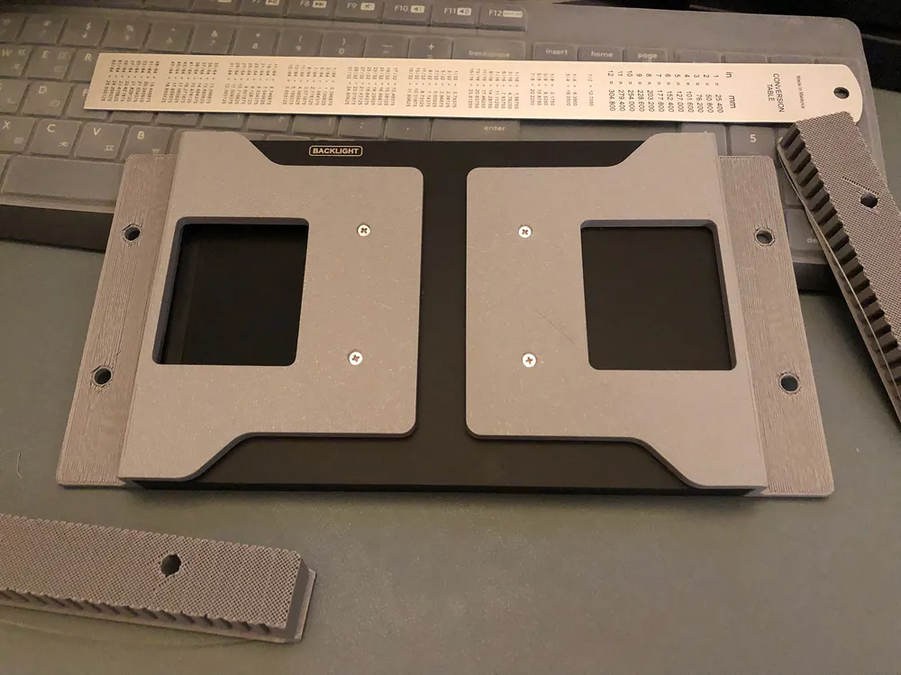 IPistBit 8" Screen 3U Bracket for 10-inch Rack - Free 3D Print Model ...