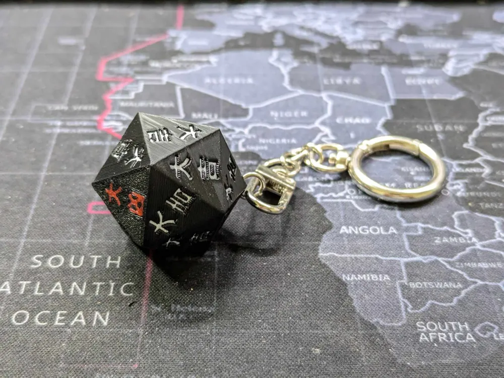 Risky Dice (リスキーダイス) KeyChain by HMC - MakerWorld