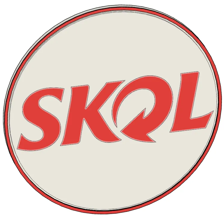 Skol beer coaster by CustomCreations - MakerWorld