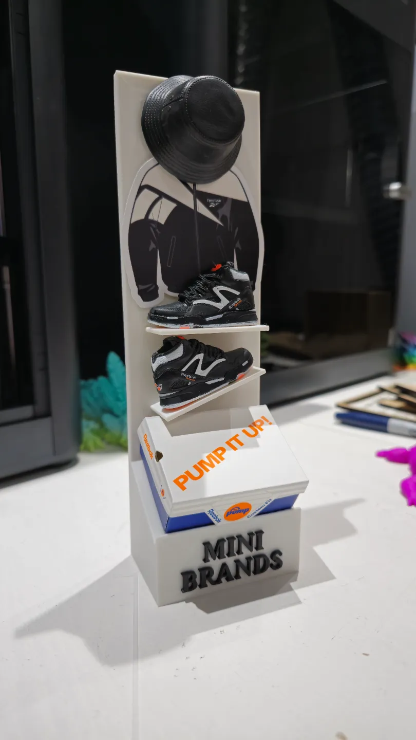 Mini Brand Shelf For Sneakers/Trainers by Fidglets - MakerWorld