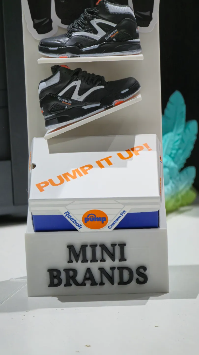 Mini Brand Shelf For Sneakers/Trainers by Fidglets - MakerWorld