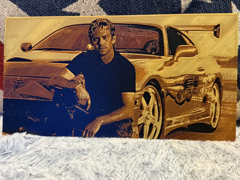 Paul Walker Fast - Free 3D Print Model - MakerWorld