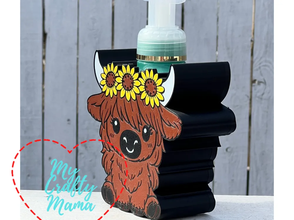 Highland Cow Bath & Body Works Soap Cover - Free 3D Print Model ...