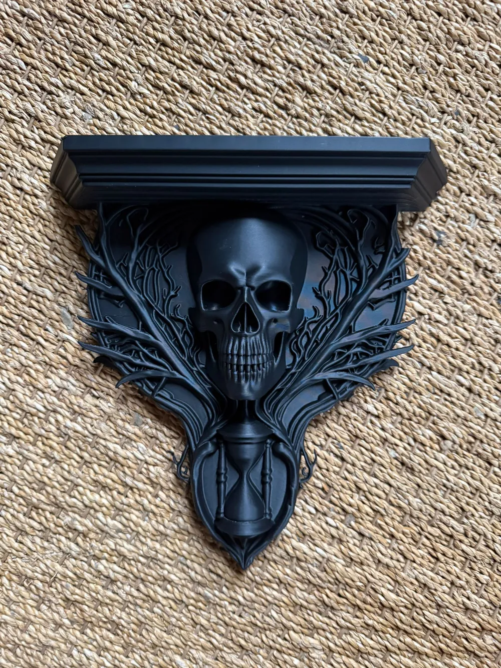 Gothic Reaper Wall Shelf - Free 3D Print Model - MakerWorld