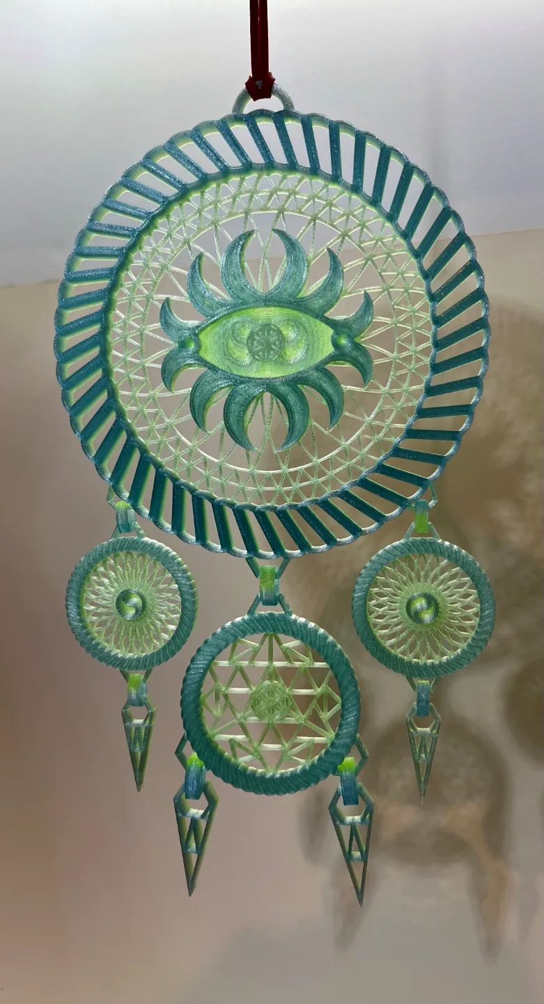 Mystical Eye Geometric Dream Catcher/Print-N-Place by K-Printz3D ...