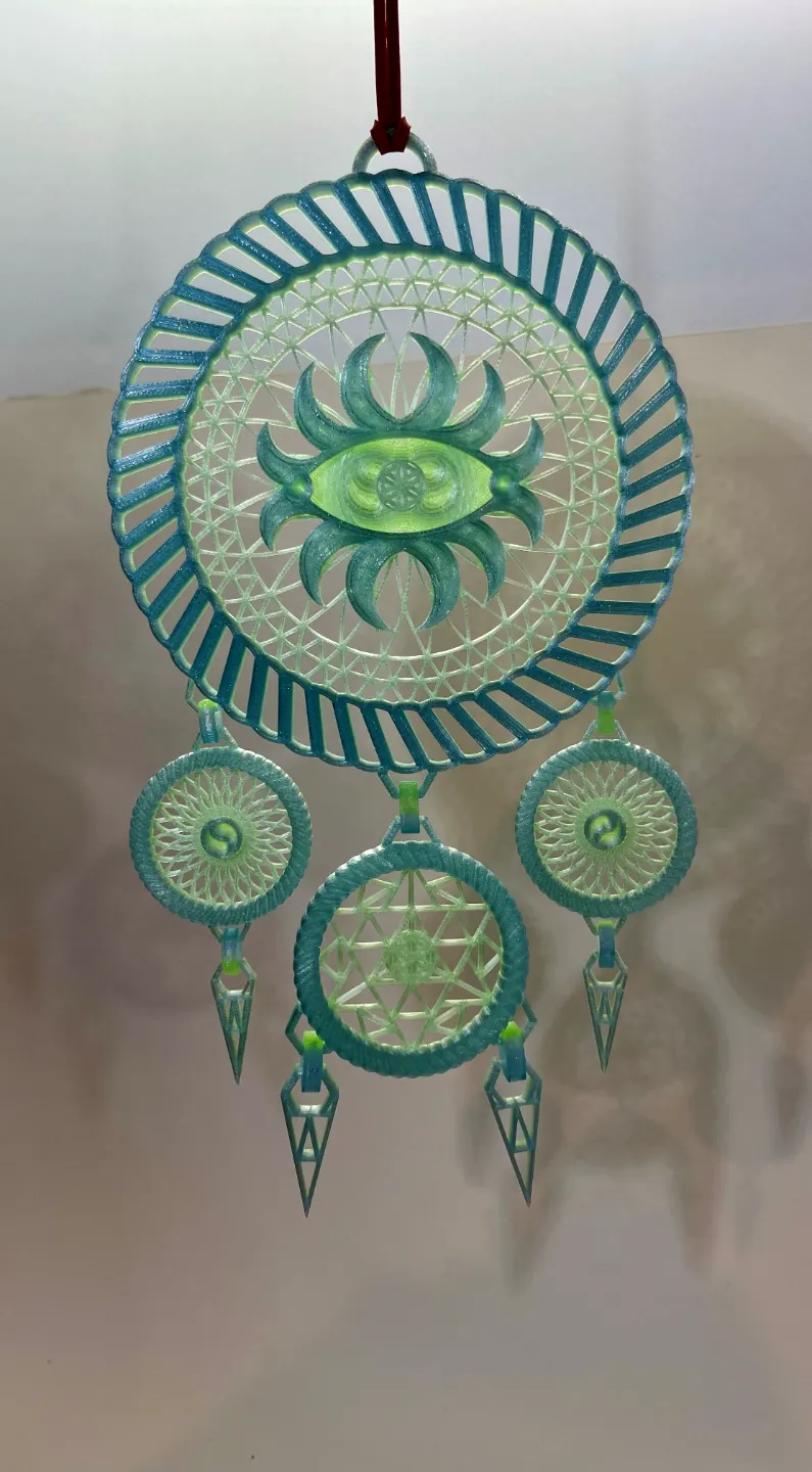 Mystical Eye Geometric Dream Catcher/Print-N-Place by K-Printz3D ...