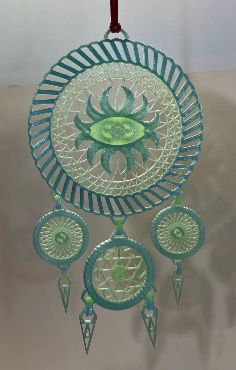 Mystical Eye Geometric Dream Catcher/Print-N-Place by K-Printz3D ...