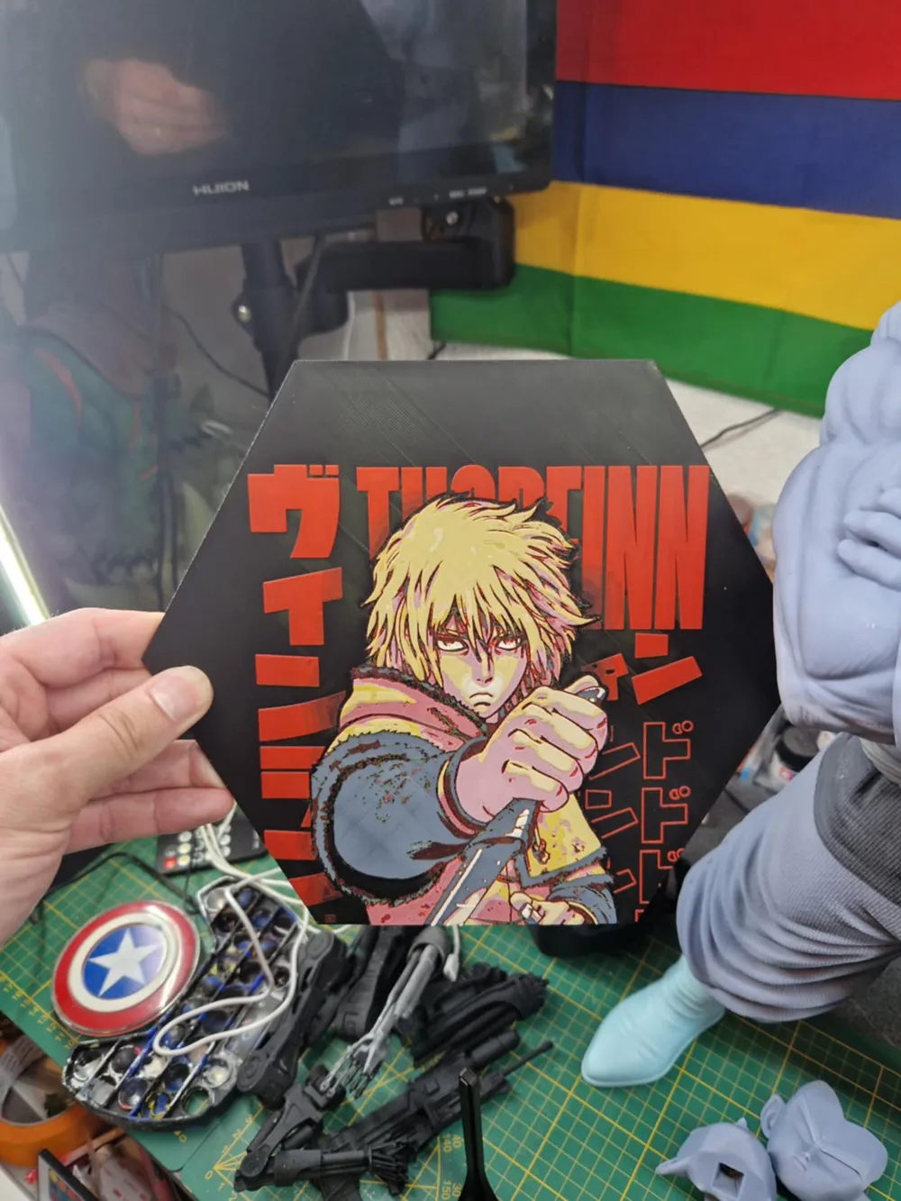 Vinland Saga Hueforge - Thorfinn by Dakiren MakerWorld: Download Free 3D Models