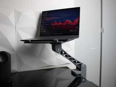 3d print laptop stand vertical - MakerWorld