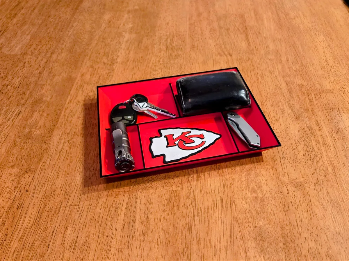 Kansas City Chiefs - EDC Pocket Dump Tray - Free 3D Print Model ...
