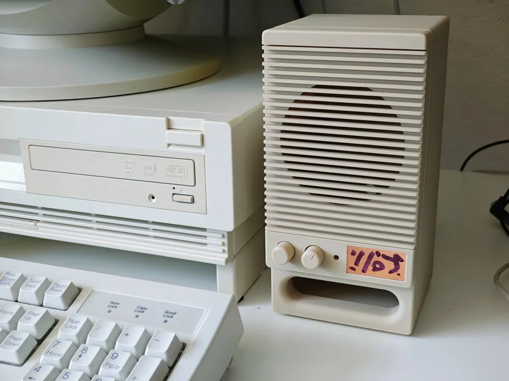 90s PC Speaker - Free 3D Print Model - MakerWorld