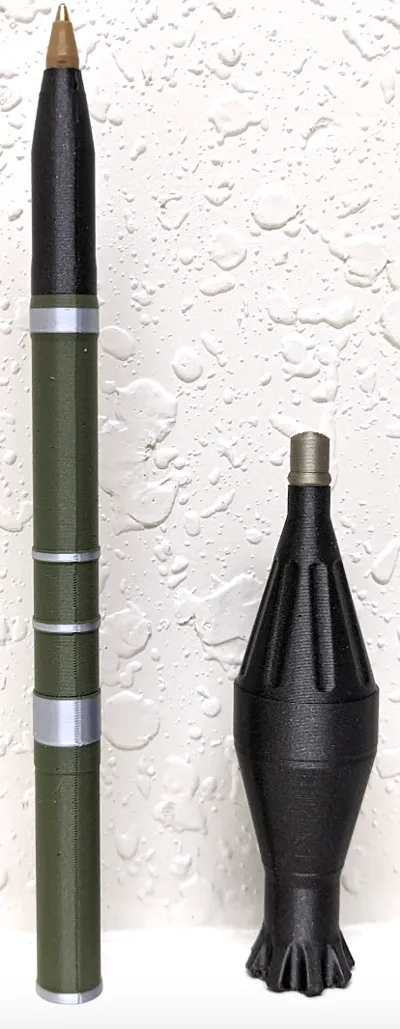 RPG Round Pen | Hidden Pen with Removable Cap by Rexi Labs MakerWorld ...