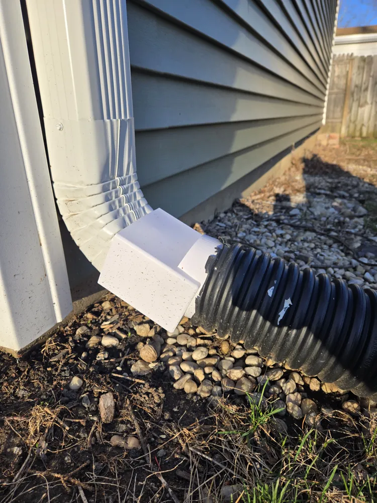 3x4 Downspout A/B Elbow to 4" Drain Tile Adapter - Free 3D Print Model ...
