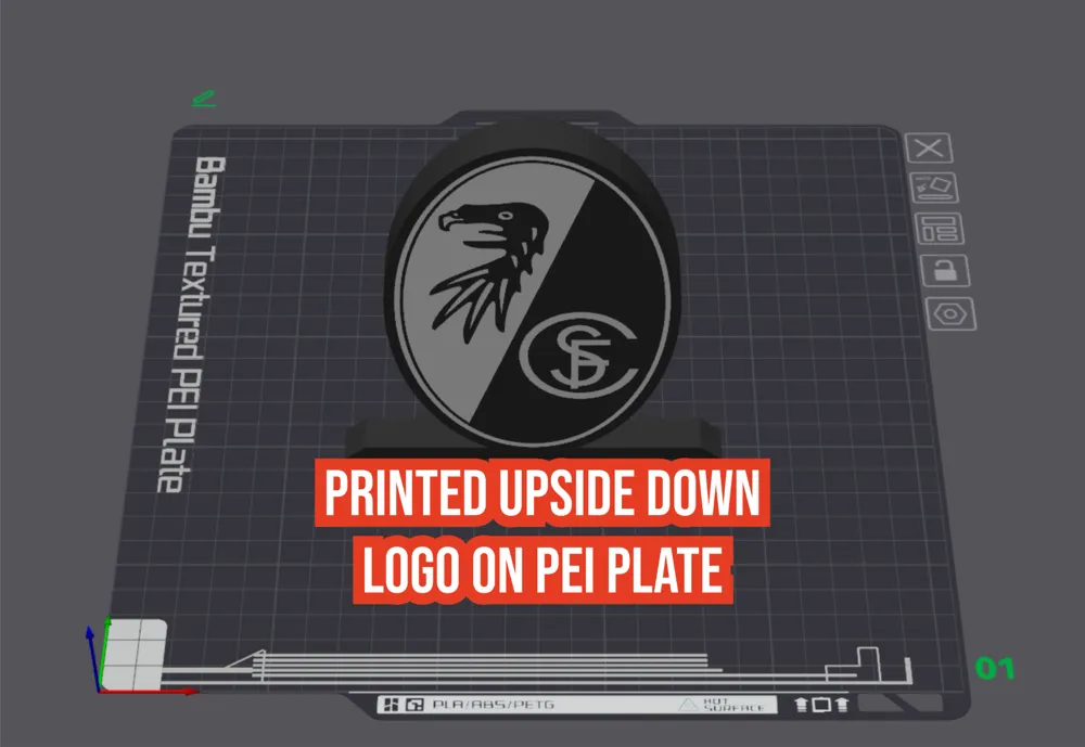 SC Freiburg Logo by 5kyrunn3r - MakerWorld