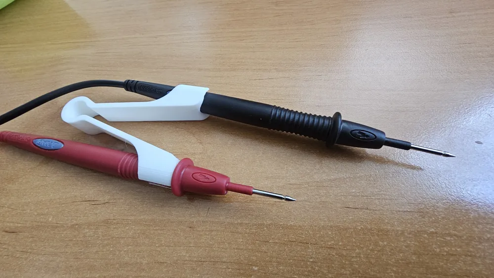 Multimeter probe holder - Free 3D Print Model - MakerWorld