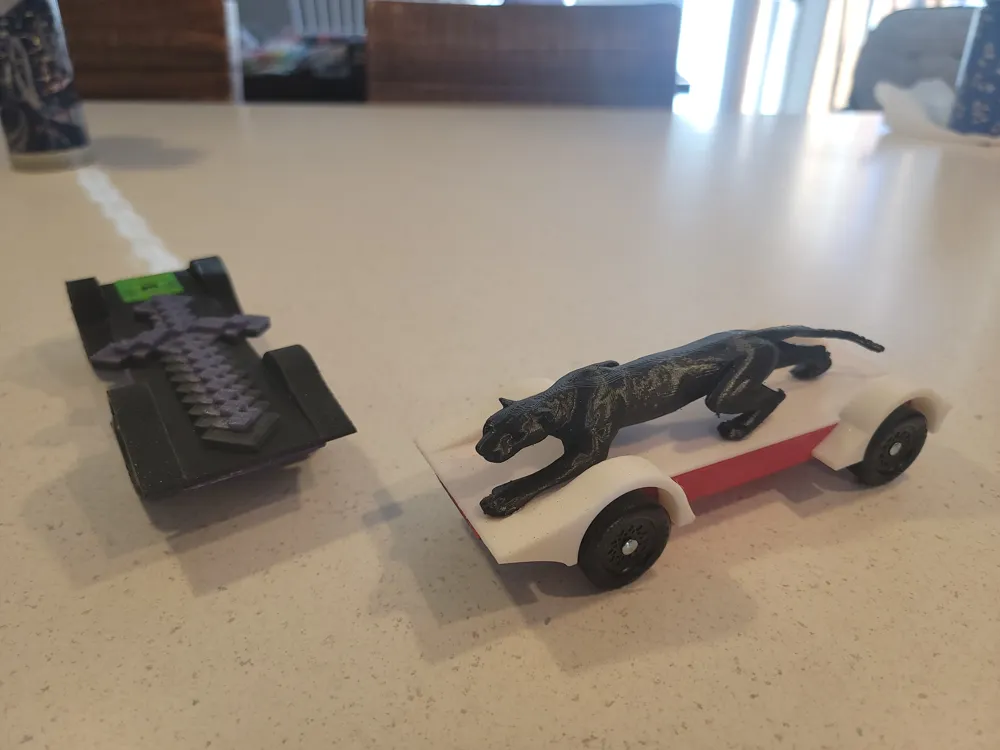 Pinewood Derby Einteiliges Schutzblech- und Karosserie-Kit ...