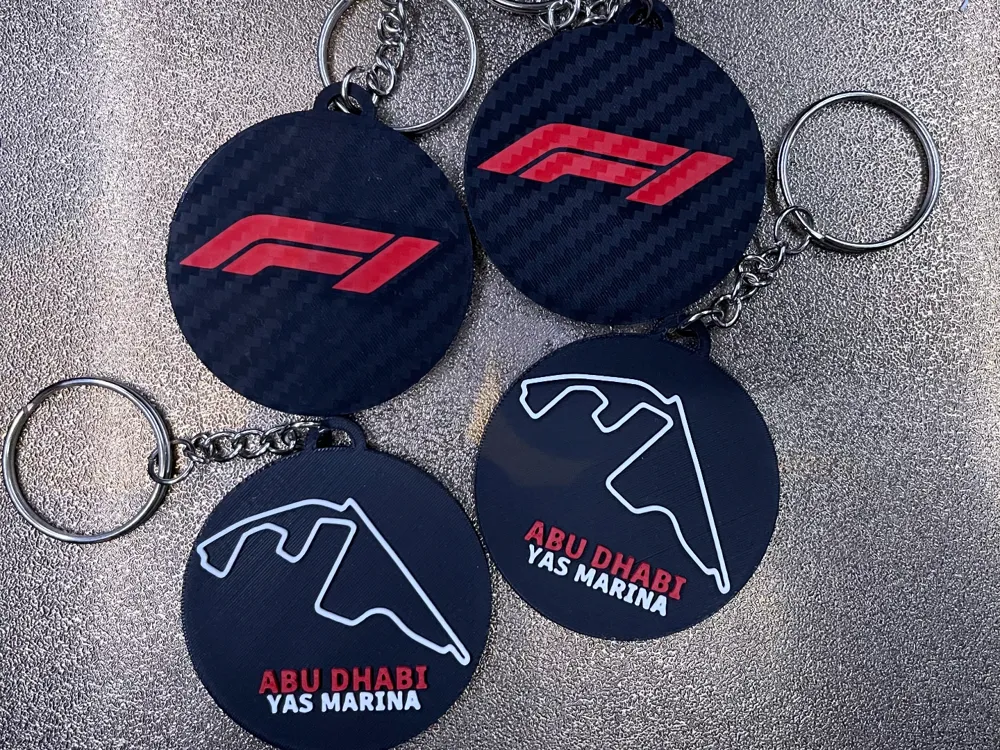 F1 Yas Marina Keychain by M17 - MakerWorld