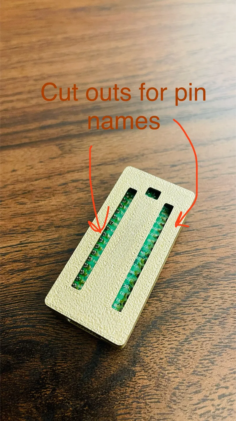 Raspberry Pi Pico Case with Cutouts Remixed by loafer_coyote - MakerWorld